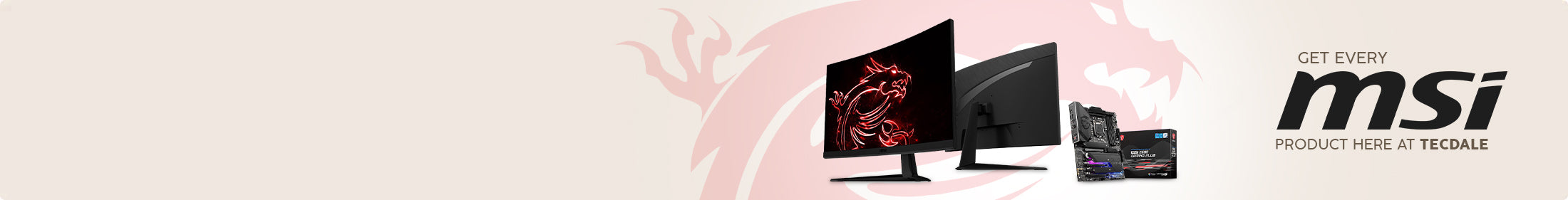 MSI Graphics, Monitors, SSDs & More | Tecdale
